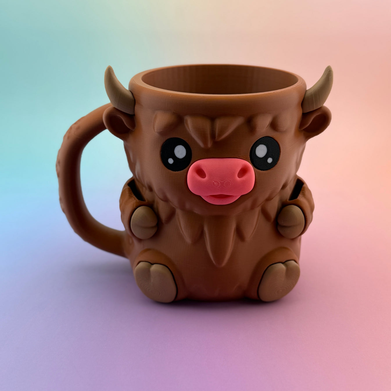 Ferdinand the Highland Cow Ice Cream Pint Holder – Cute Dessert Cozy w ...